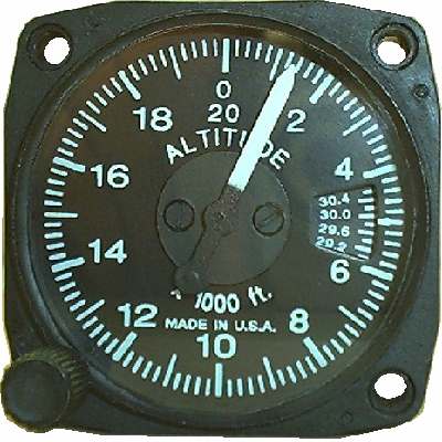 UMA Instruments 5-411/M Altimeter (2-1/4", Millibars, Non-TSO'd) 5-411-x0