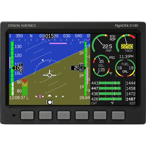 Dynon Avionics FLIGHTDEK D180 Super Bright EFIS System w/Super-Bright ...