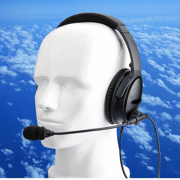 OSEI Crystal Mic Aviation Microphone for Noise Canceling Headphones ROSE010