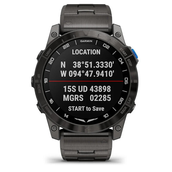 Garmin D2 Mach 1 Pro Aviator Smartwatch with Vented Titanium Bracelet