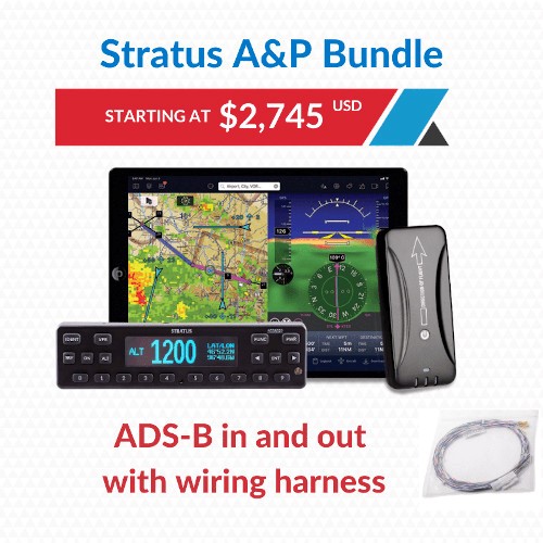 Appareo A&P Bundle with Stratus ES/ESG Certified 1090 ES Transponder ...